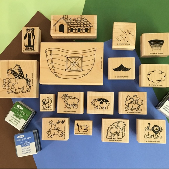 Stampin' Up! | Office | Stampin Up Noah His Ark Stamp Set | Poshmark